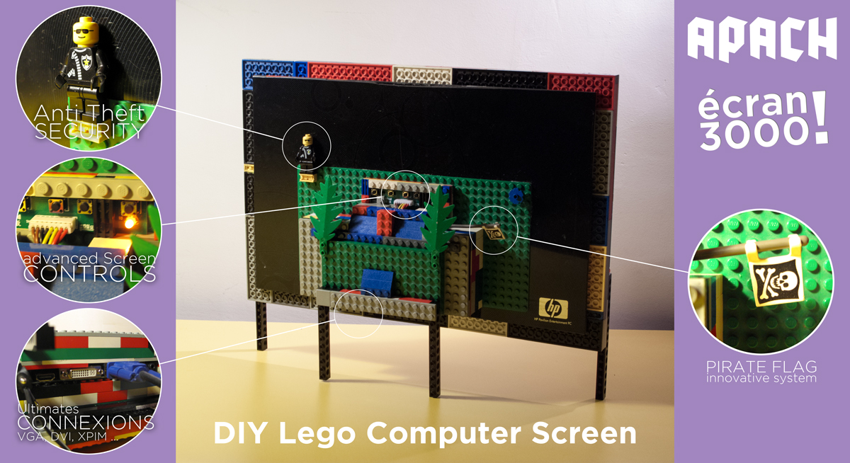 Ecran 3000 ! DIY Lego Computer Screen – Thomas Voillaume